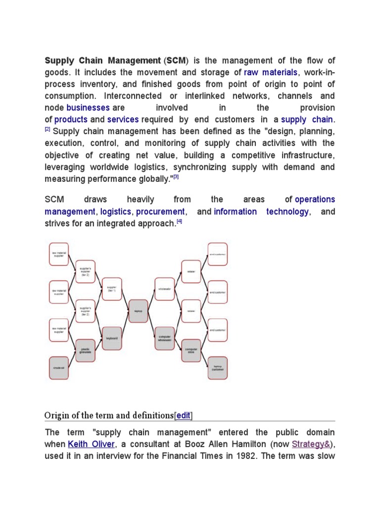 Supply Chain Management | PDF | Supply Chain Management | Supply Chain