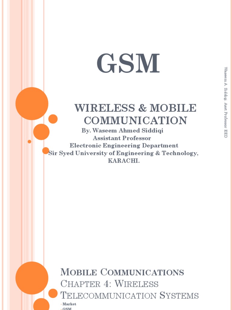 Wireless & Mobile Communication | PDF | Gsm | 3 G