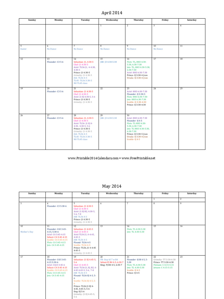 Extra Practice Calendar | PDF | Leisure