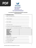 Nedbank Foundation CSI Funding Application Form 2024 | PDF | Nonprofit ...