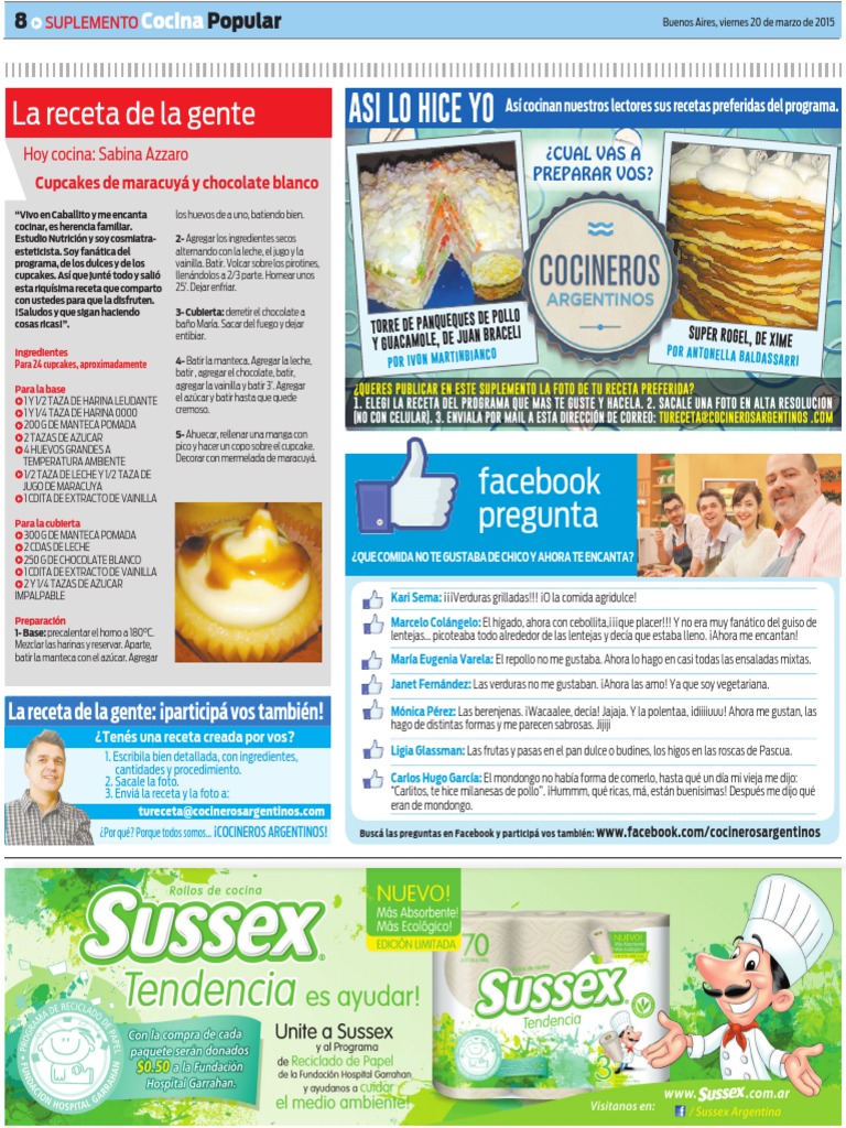 20-03-15-Suple Cocina-08 | PDF | Magdalena | Chocolate