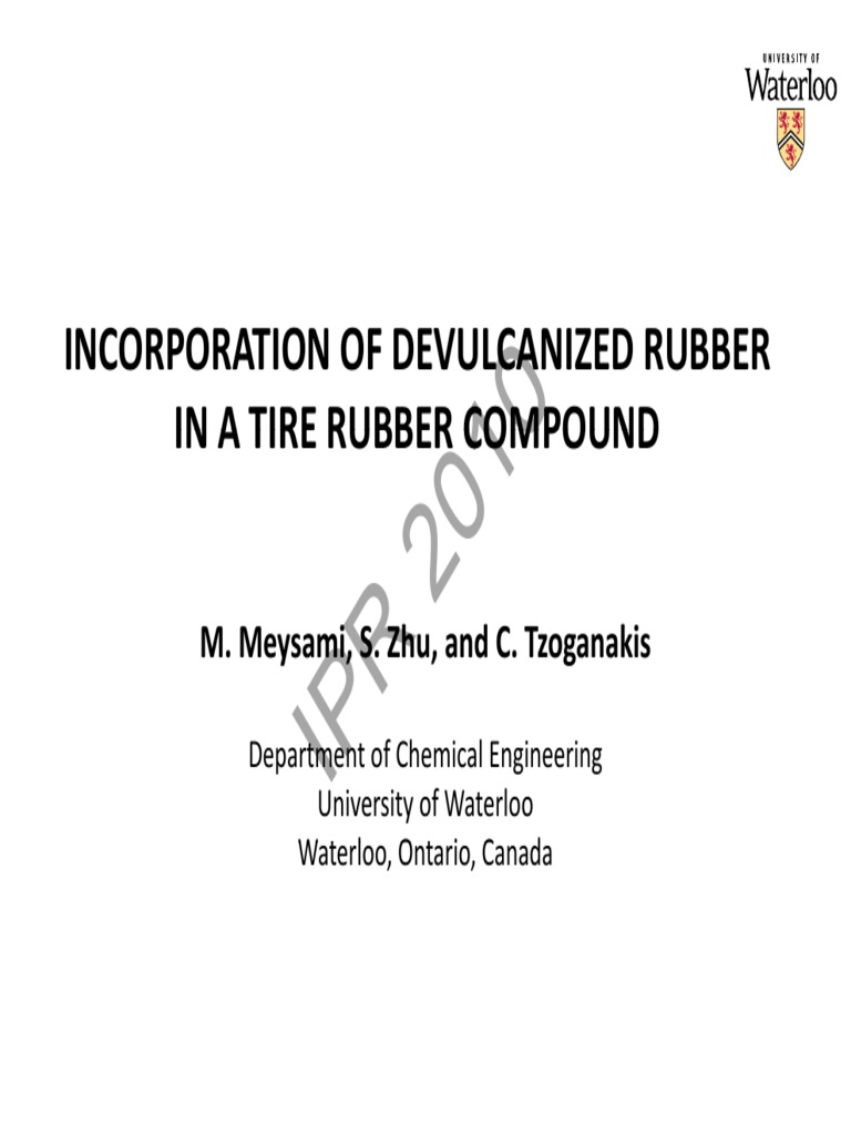 Devulcanized Rubber | PDF | Tire | Building Materials
