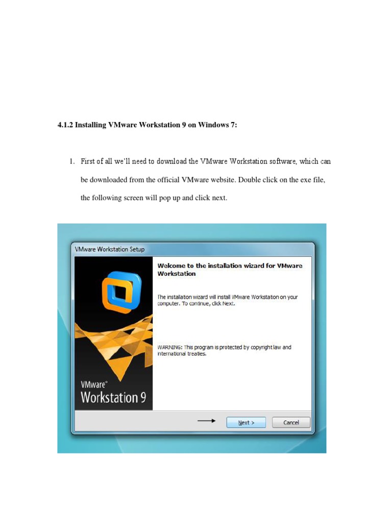 Installing VMware Workstation 9 on Windows 7 | PDF | Business | Computers