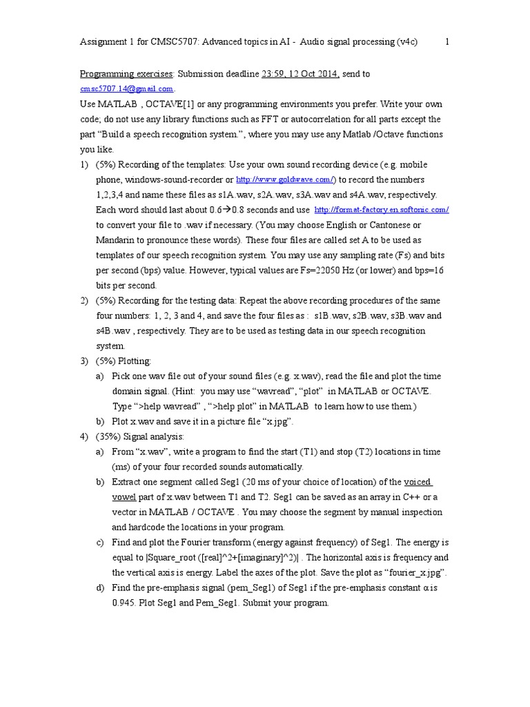5707 Assign1 | PDF | Matlab | Dynamic Programming
