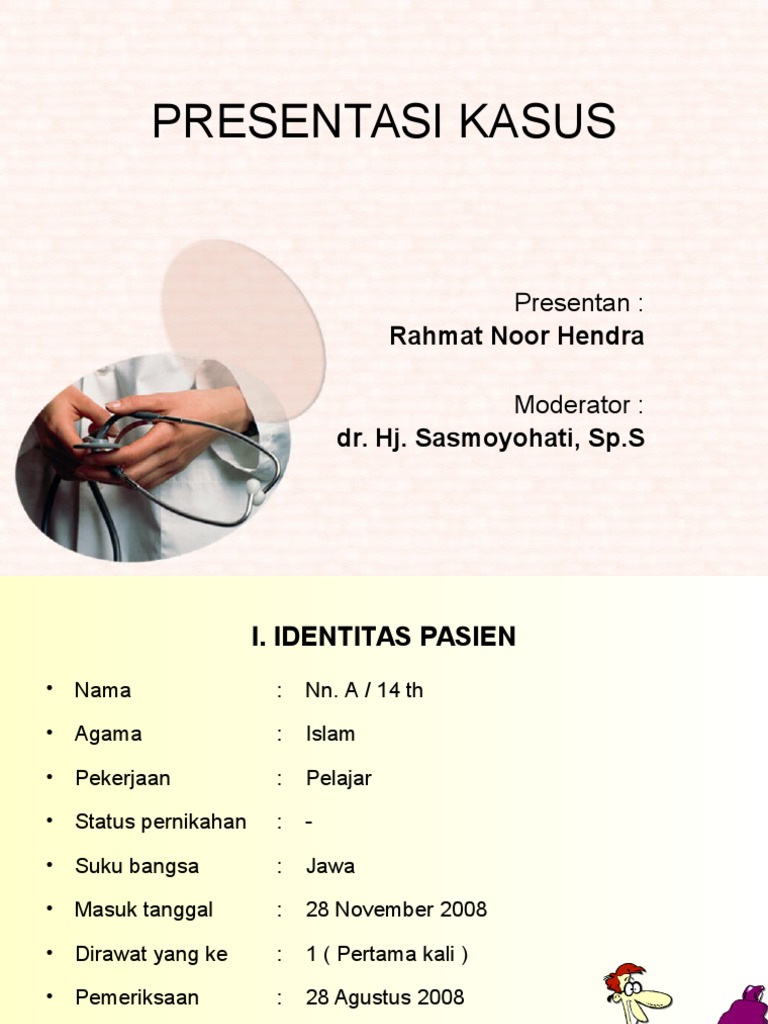 Paraparese Inferior Tipe LMN Hendra DR - Sas | PDF