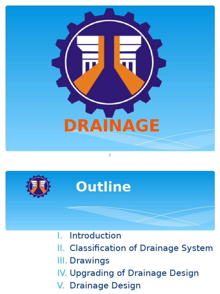 Drainage.ppt | Drainage | Surface Runoff