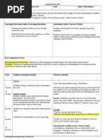 Music in Movies Lesson Plan | PDF | Lesson Plan | Thought