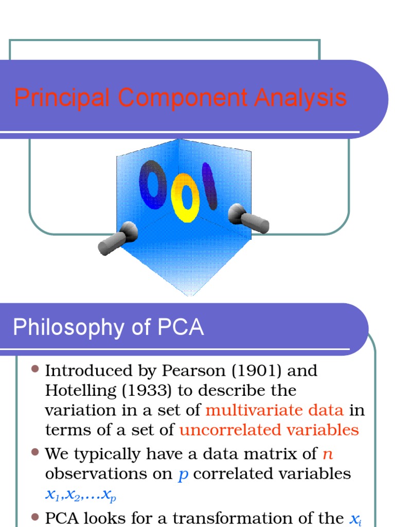 Principal Component Analysis | PDF | Principal Component Analysis | Eigenvalues And Eigenvectors