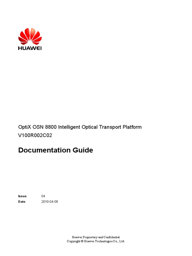 Documentation Guide (V100R002C02 04) | PDF | System Administrator ...