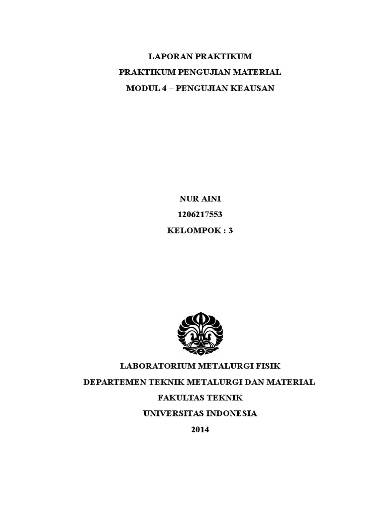 Pengujian Keausan Material Logam | PDF | Hukum | Teknologi & Rekayasa