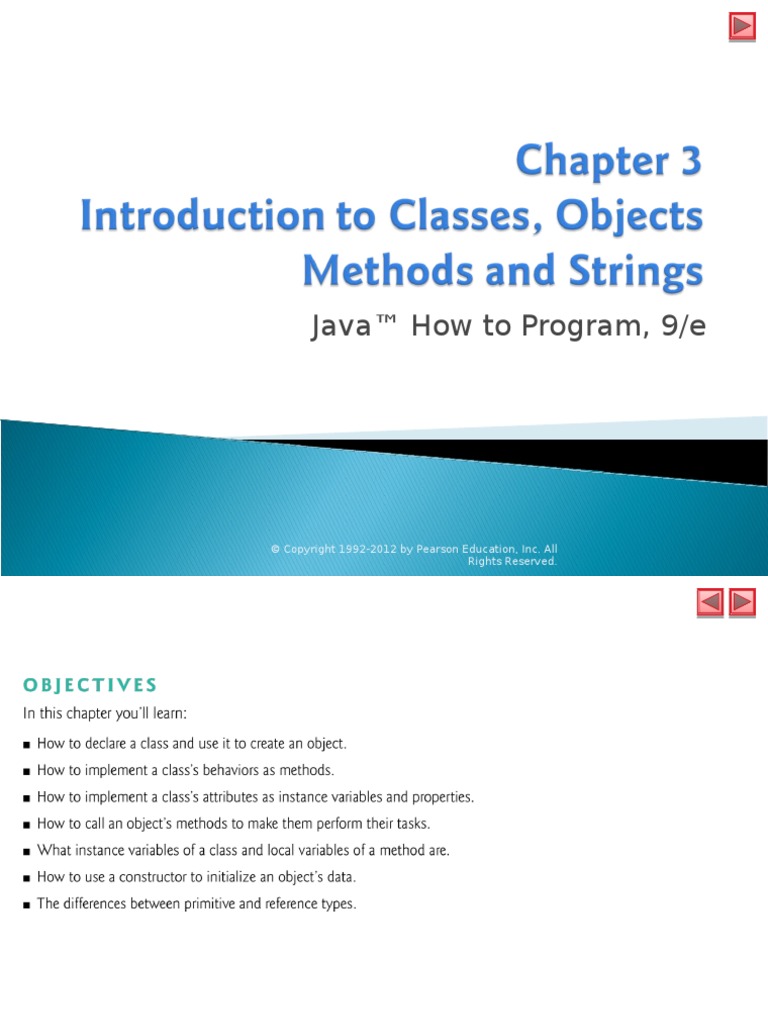 Lecture Slides Of Java Pdf Class Computer Programming Constructor Object Oriented