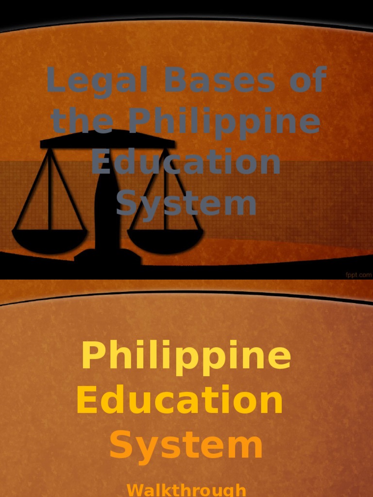 Legal Bases of The Philippine Education | PDF | Secondary School ...