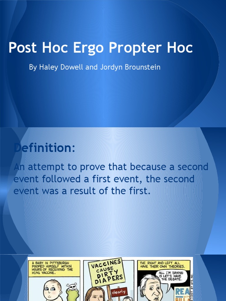 Post Hoc Ergo Propter Hoc | Download Free PDF | Fallacy | Logic