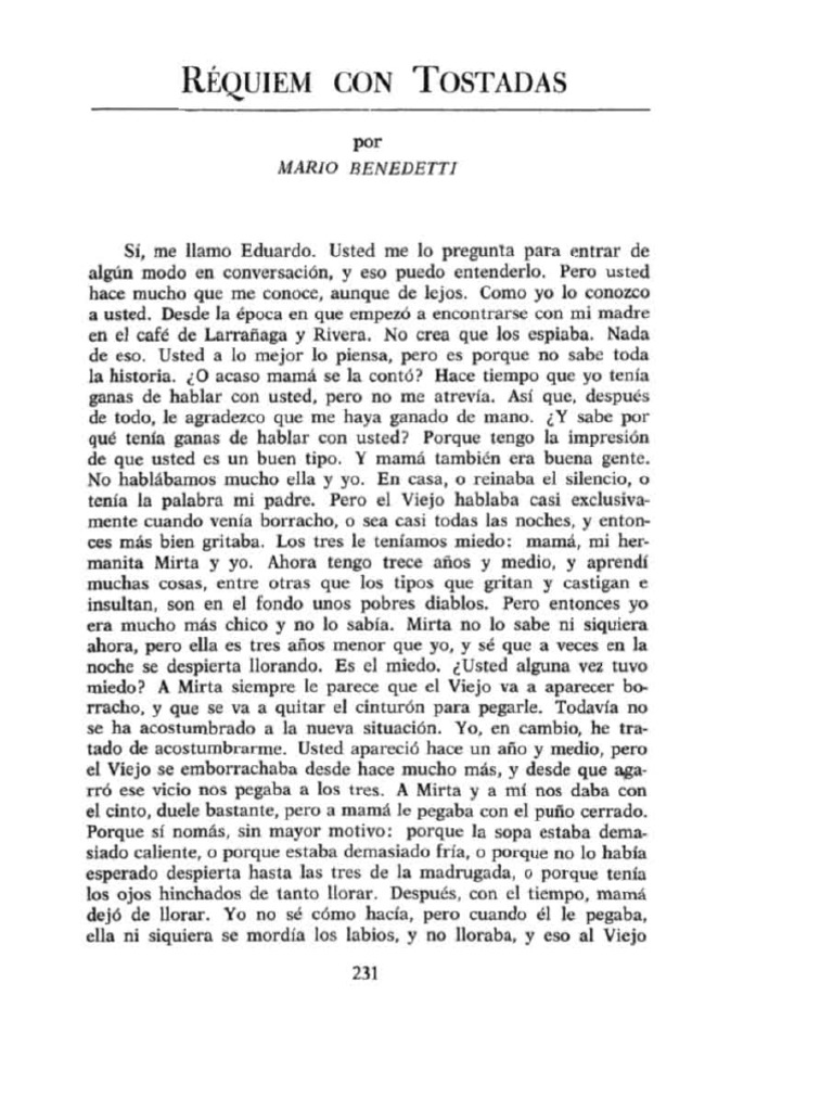 Requiem Con Tostadas | PDF