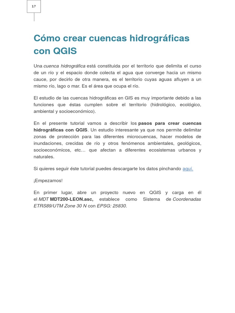 Cómo Crear Cuencas Hidrográficas Con QGIS | PDF | Ventana (informática ... Cómo Crear Cuencas Hidrográficas Con QGIS | PDF | Ventana (informática ...