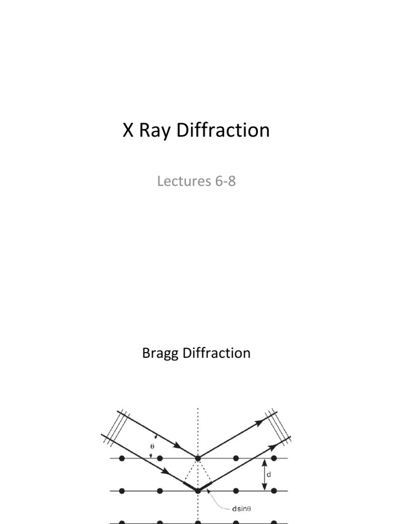 X Ray Diffraction | PDF | Science & Mathematics | Technology & Engineering