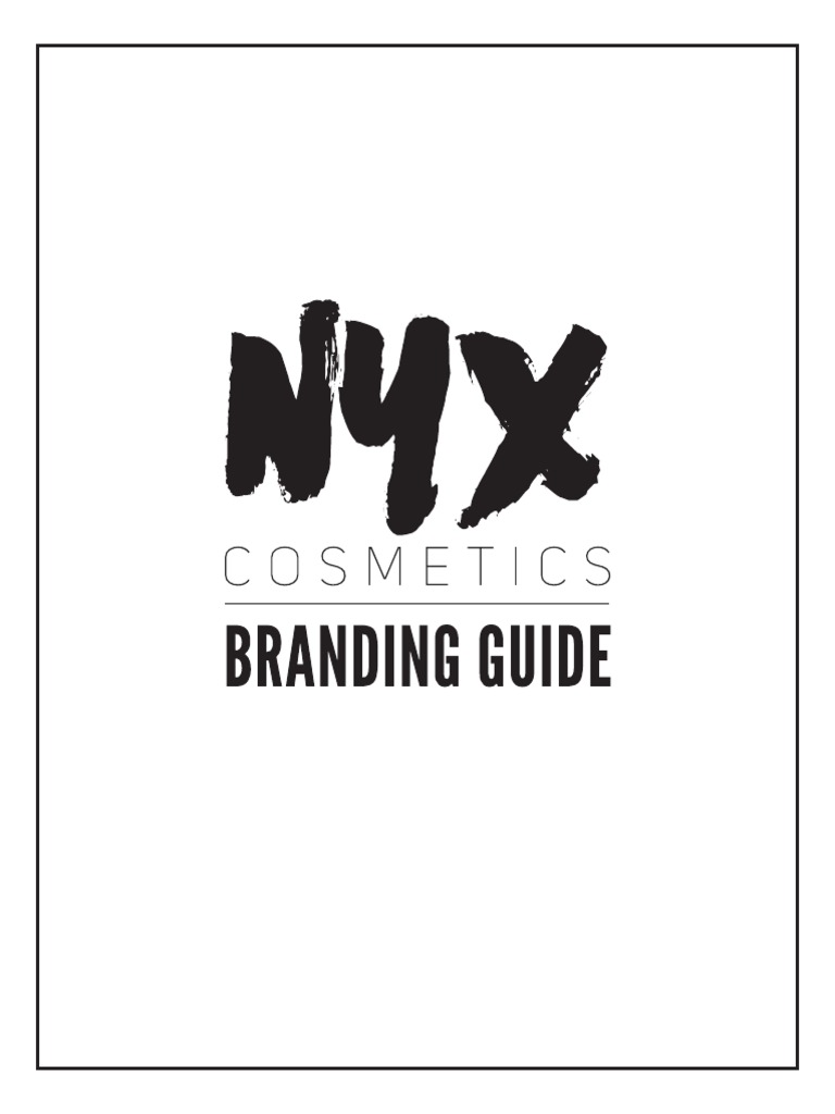 NYX Branding Guide | Wax | Cosmetics