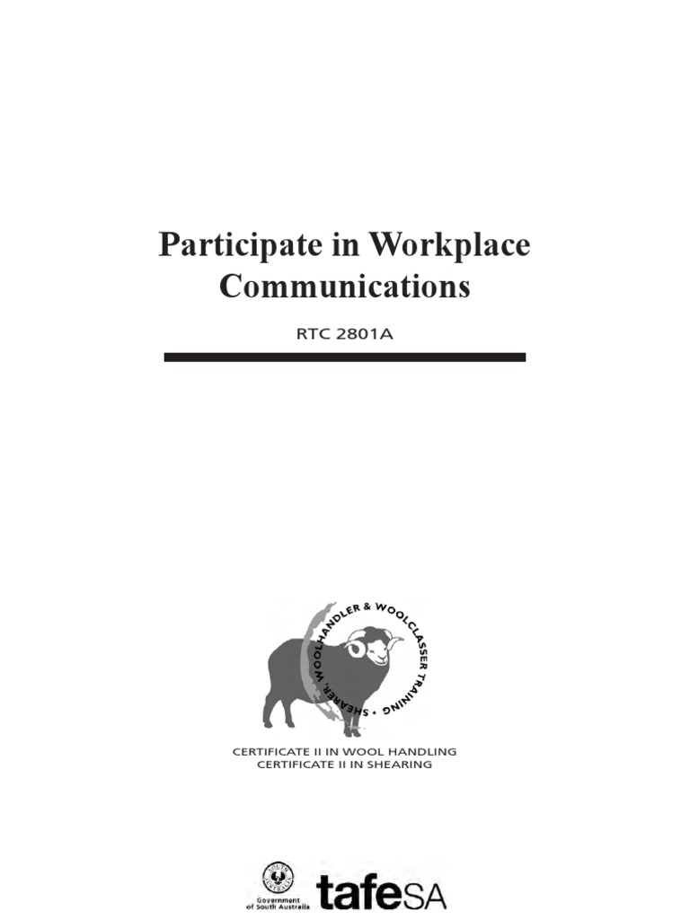 Participate in Workplace Communications | PDF | Competence (Human ...