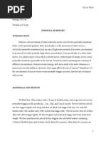 Dna Extraction Lab Report | PDF | Experiment | Dna