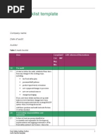 HACCP Food Safety Audit Checklist | PDF | Verification And Validation ...