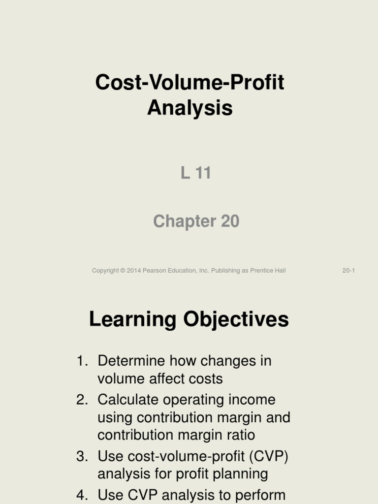 l11 - Nobles Finman4 PPT 20 | PDF | Revenue | Management Accounting
