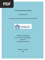 La Lectura de Ficcion Ensena A Leer | PDF | Enseñando | Aprendizaje