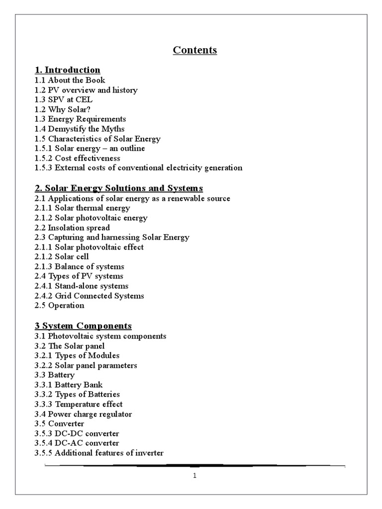 Solar Project Report | PDF | Photovoltaic System | Photovoltaics