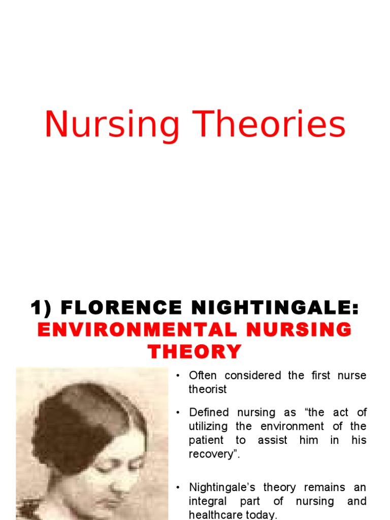 Key Nursing Theories Overview | PDF | Nursing | Health Care