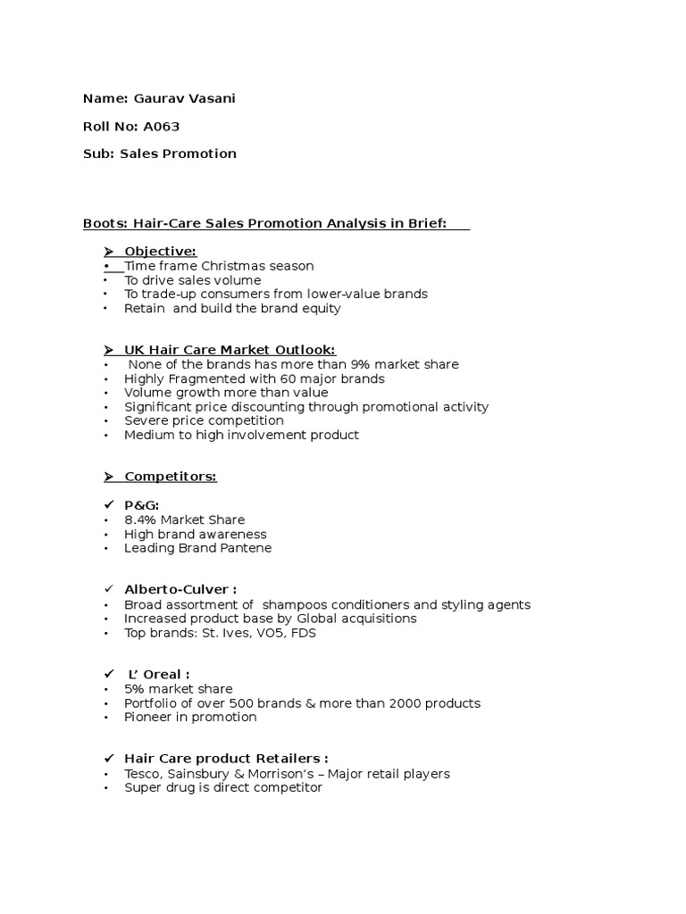 Boots Case Study Analysis | PDF | Brand | Retail