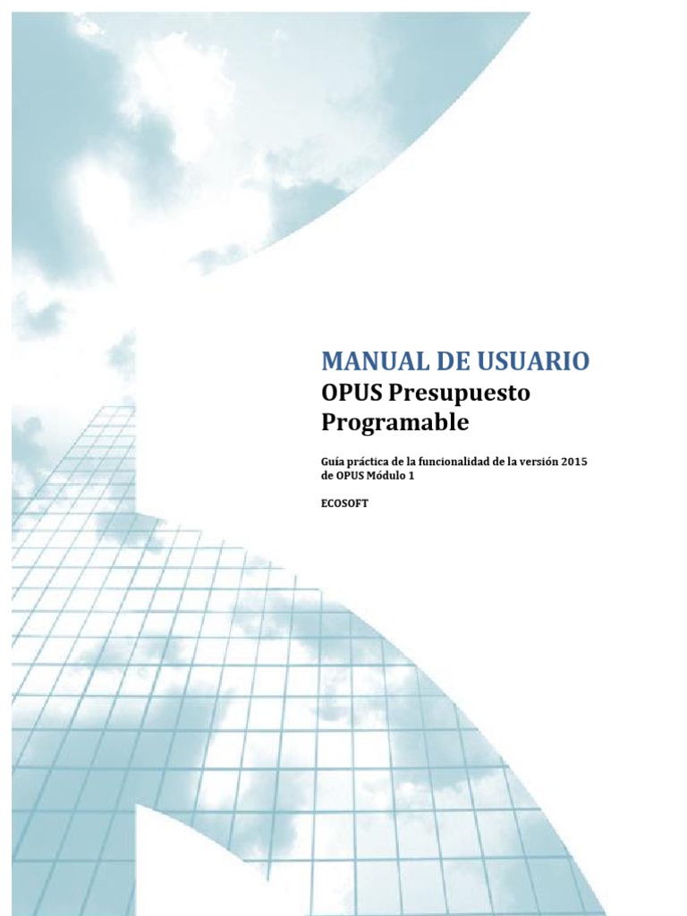 Manual para OPUS | PDF