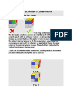 Rubik's Cube Instructable | PDF | Logic Puzzles | Teaching Mathematics