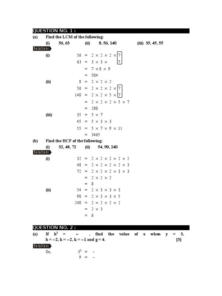 O Level Math Questions | Teaching Mathematics