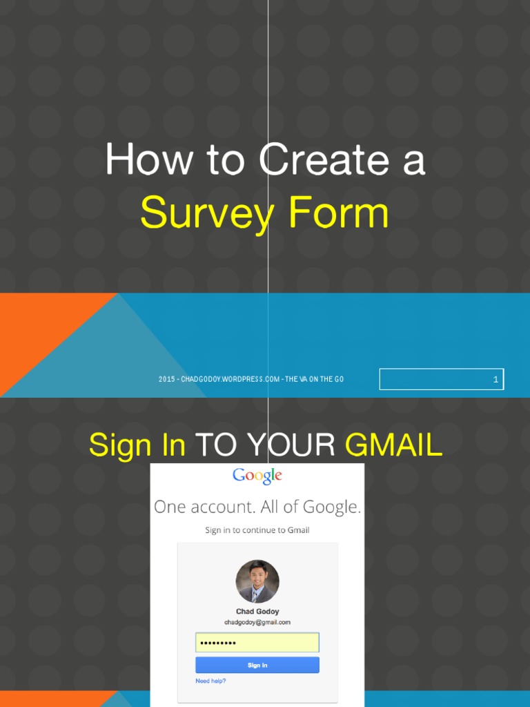 How To Create Survey Forms | PDF | Word Press | Control Key