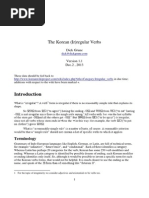 Understanding Korean Batchim Rules | PDF | Consonant | Human Voice
