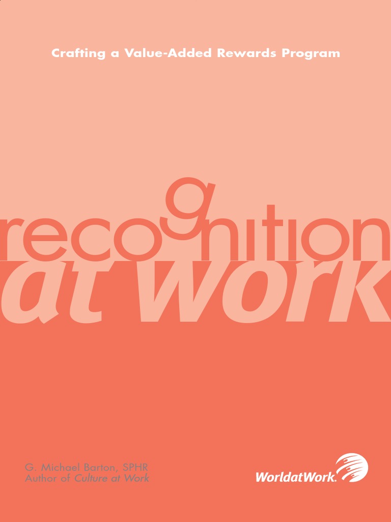 Book - Recognition at Work | PDF | Employee Retention | Employment