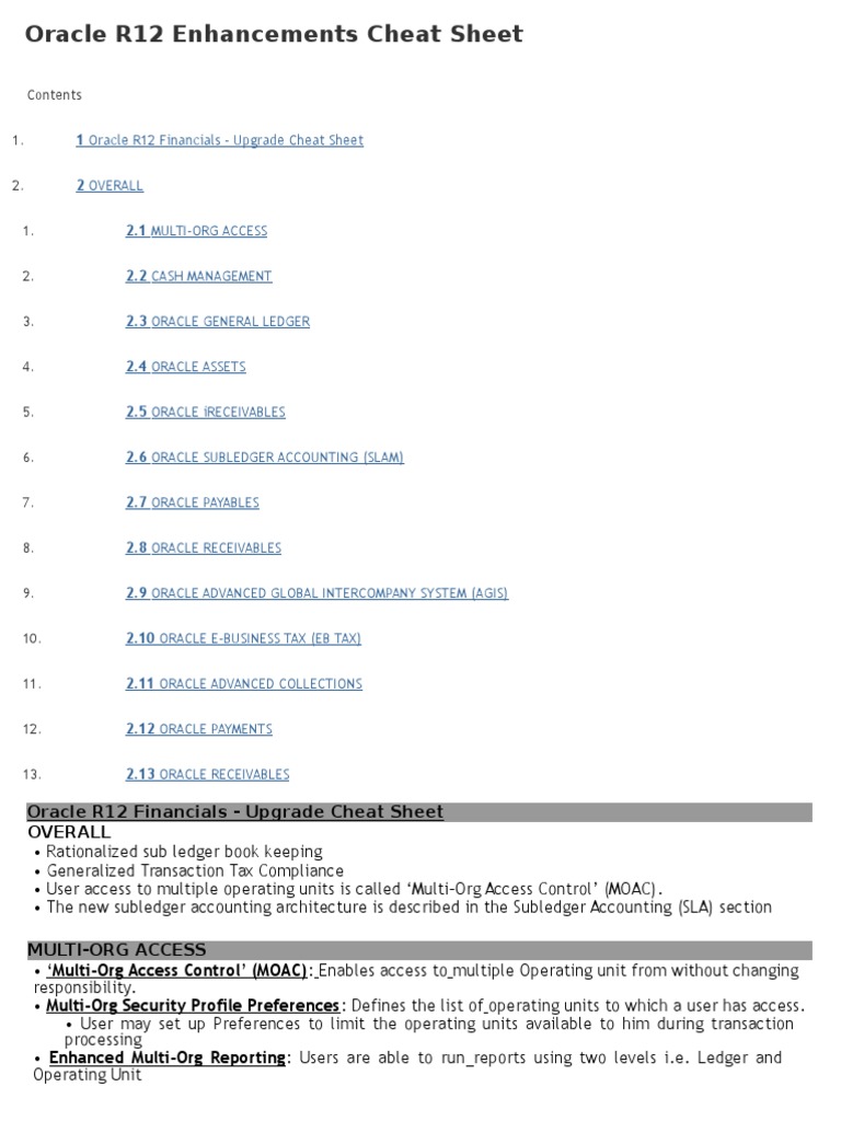 Oracle R12 Financials Upgrade Guide | PDF | Invoice | Banks