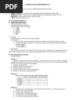Detailed Lesson Plan Math 5 | PDF | Numbers | Lesson Plan