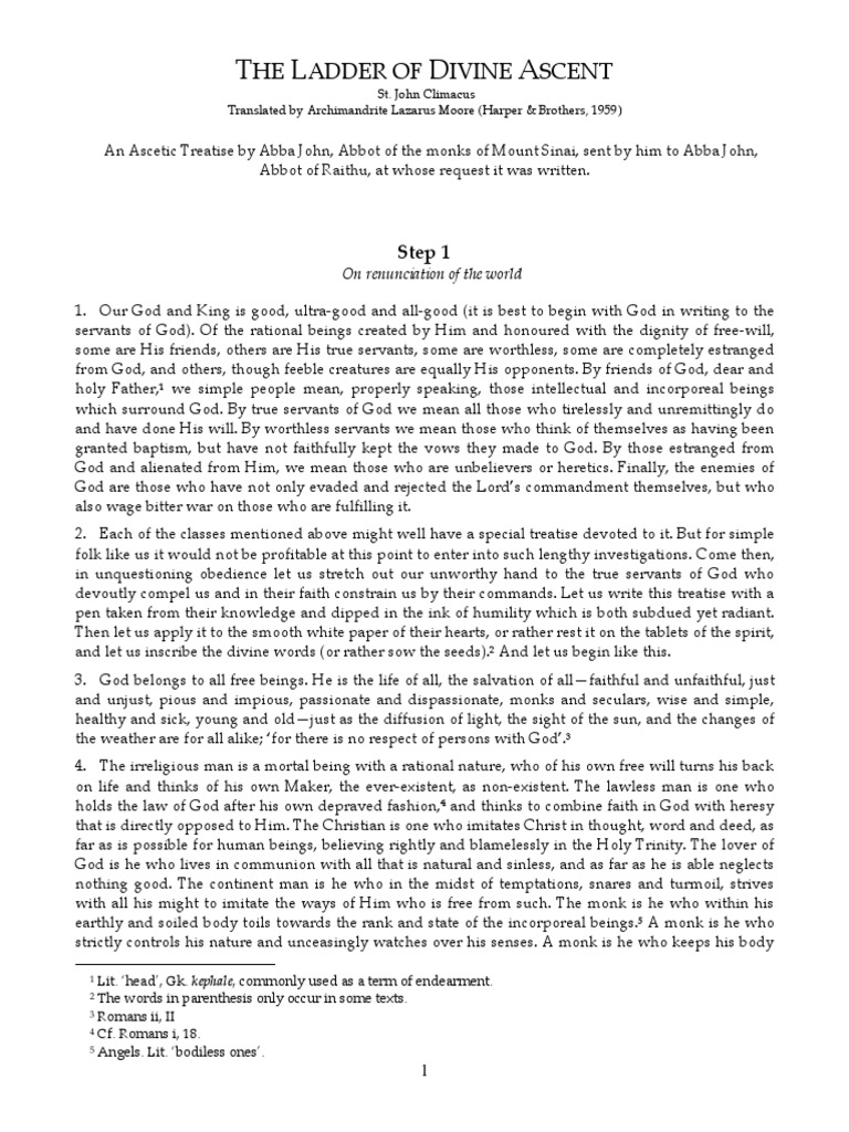 The Ladder of Divine Ascent | PDF | Last Judgment | Sin