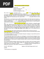 Counter Guarantee Deed: Deutsche Bank & Bank of India | PDF | Guarantee ...