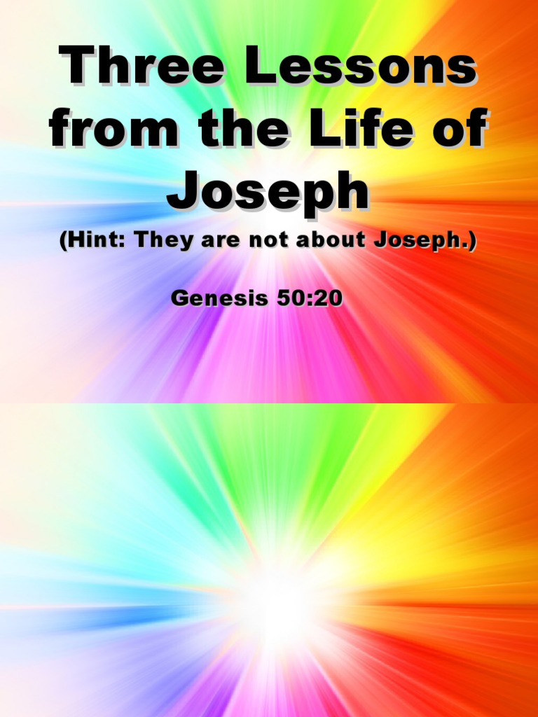 Three Lessons From the Life of Joseph | Book Of Genesis | Torah Books