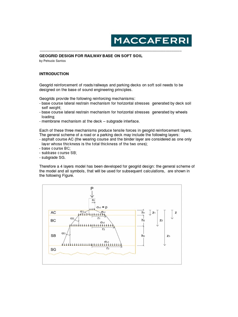 RAILWAY Geogrid Design | PDF | Tire | Vehicles