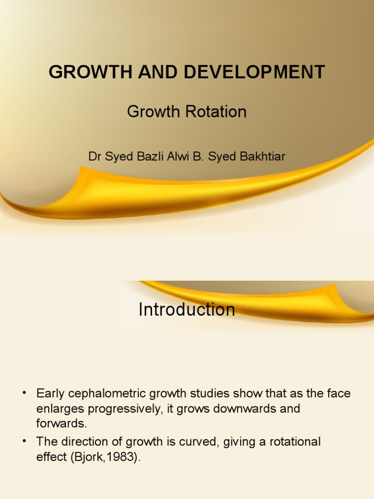 Growth Rotation | PDF | Anatomical Terms Of Location | Human Anatomy