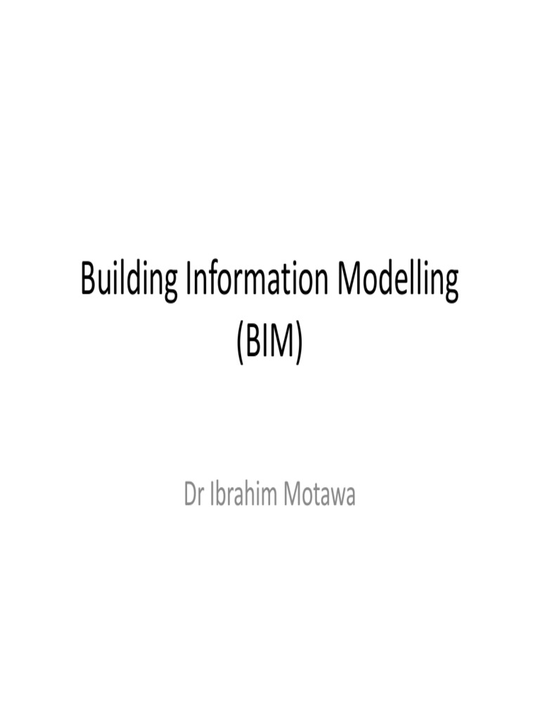 BIM for Construction Professionals | PDF | Building Information ...