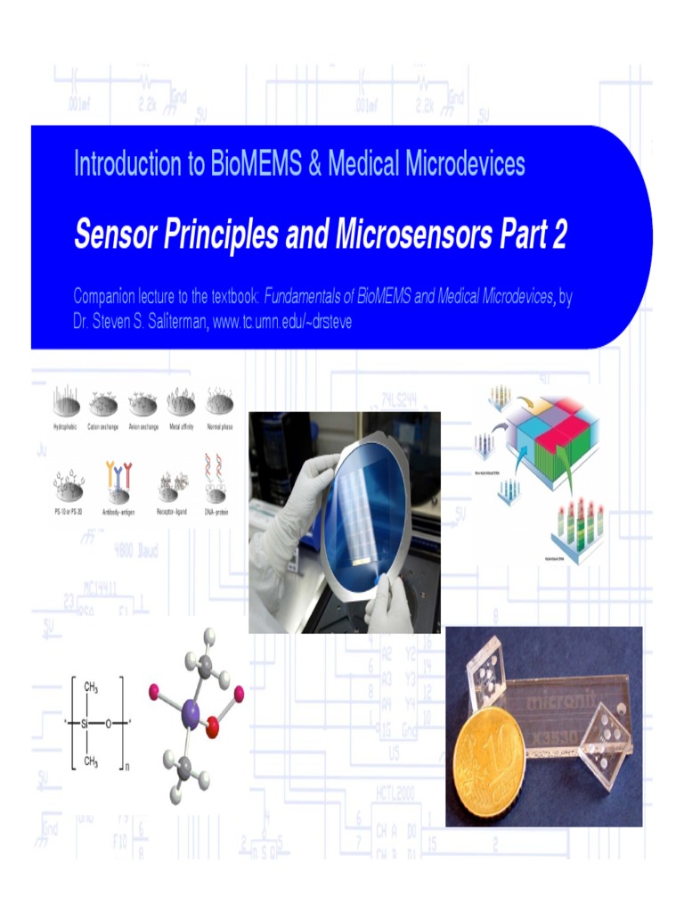 Sensor Principles and Microsensors Part 2 | PDF | Sensor | Biosensor
