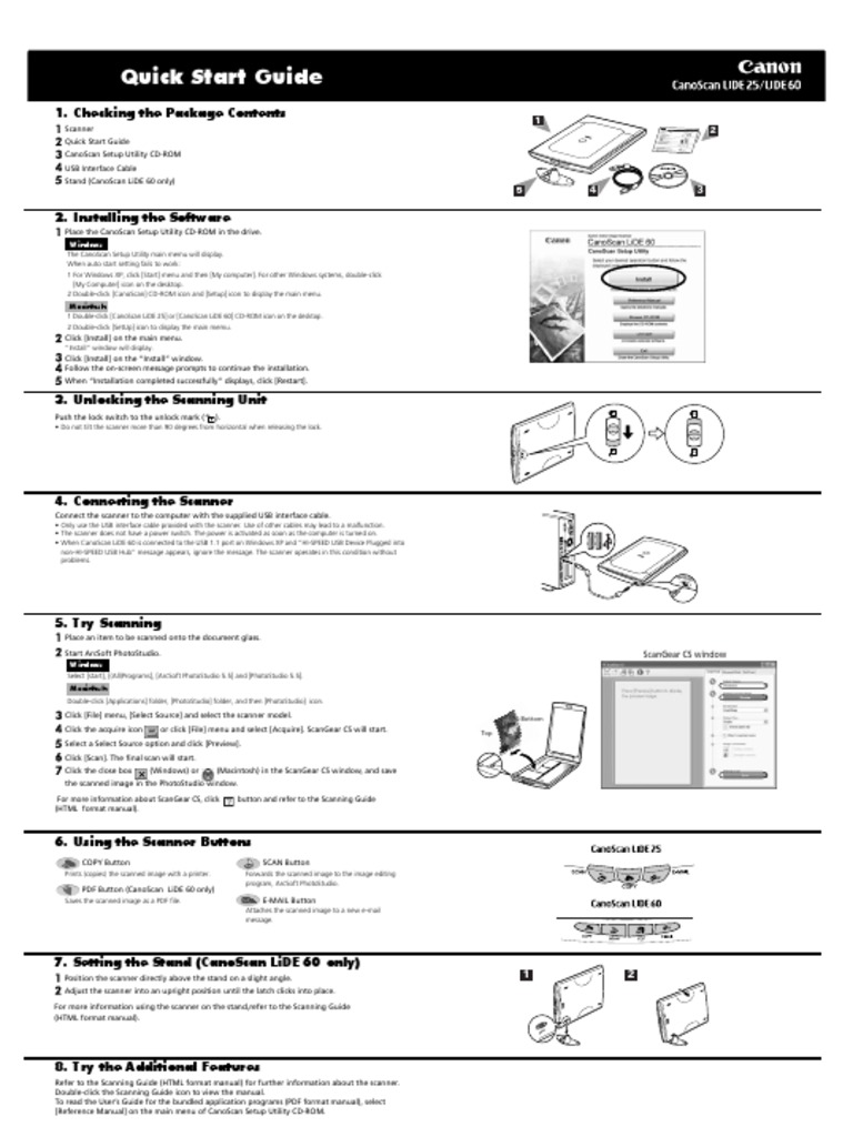 Quick Start Guide: 1. Checking The Package Contents | PDF | Image ...