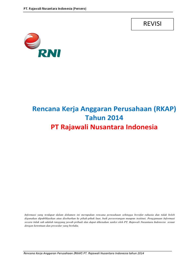 Buku Rkap 2014 | PDF