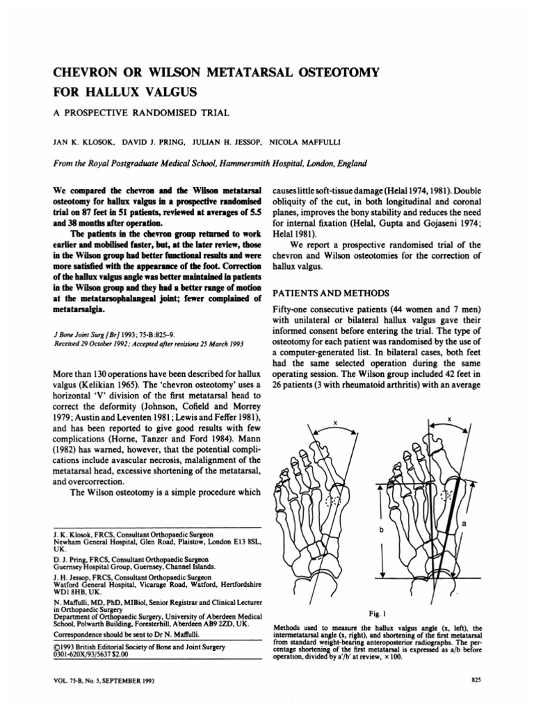 Chevron or Austin Metatarsal Osteotomy | Toe | Orthopedic Surgery