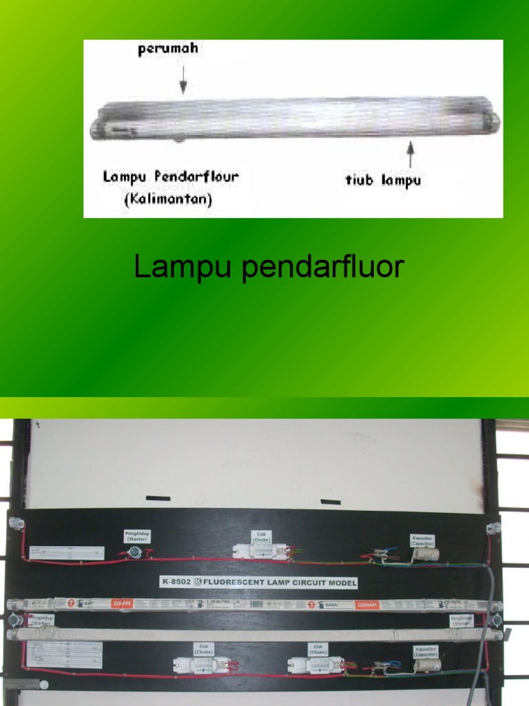 Lampu Pendarfluor | PDF | Griya & Taman | Sains & Matematika