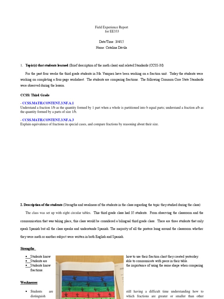 EE 333 Field Experience Report Eight | PDF | Epistemology | Applied ...