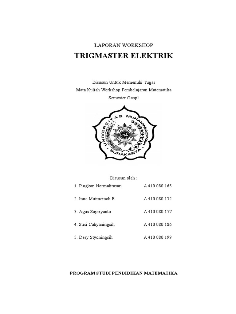 Alat Peraga Trigonometri: Trigmaster Elektrik | PDF | Metode & Bahan ...